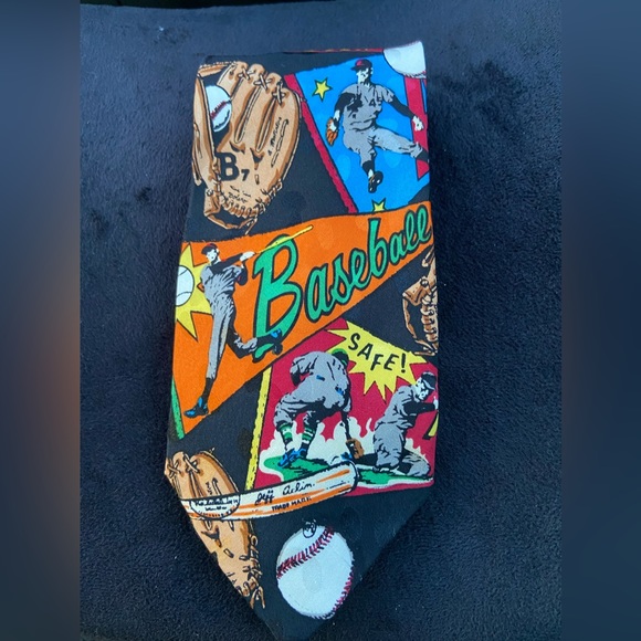 Addiction | Accessories | Baseball Tie | Poshmark